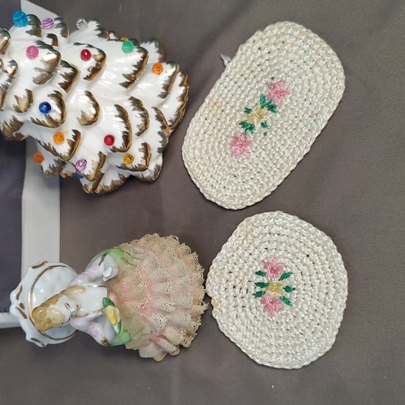 Vintage | Other | Vintage Crochet Floral Doll House Rugs 96s | Poshmark